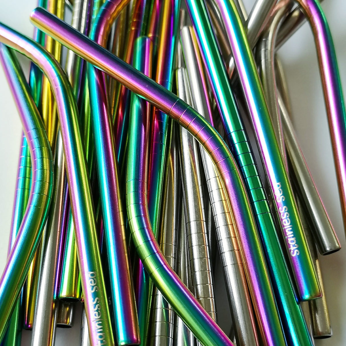 Party Favour 10-pack - stainless steel straw sets – Stainless Sea